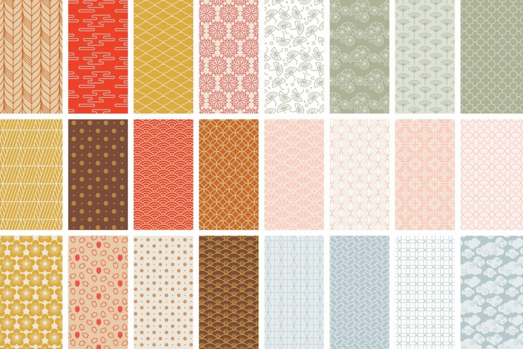 100 Asian Patterns – MasterBundles