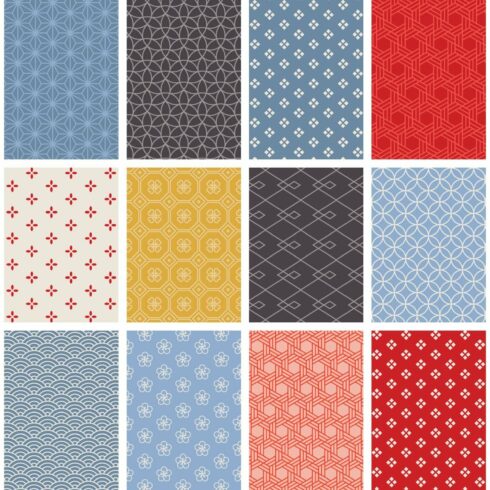 100 Asian Patterns | MasterBundles