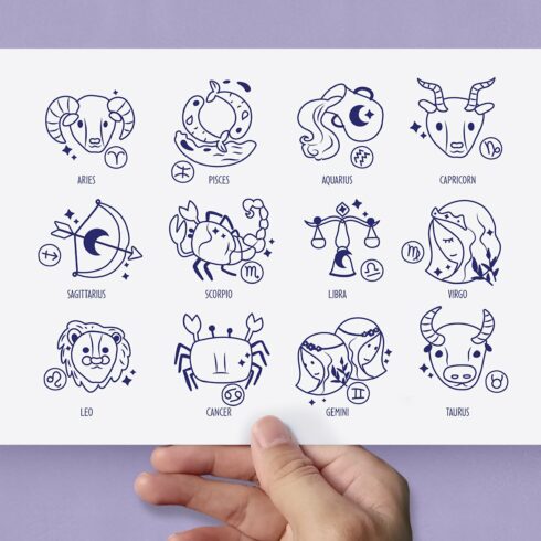 Cartoon Star Astrology Illustrations – MasterBundles