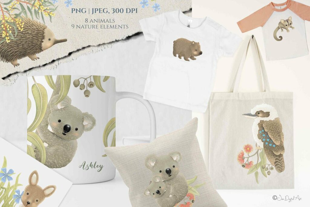 Australian Animals Collection – MasterBundles