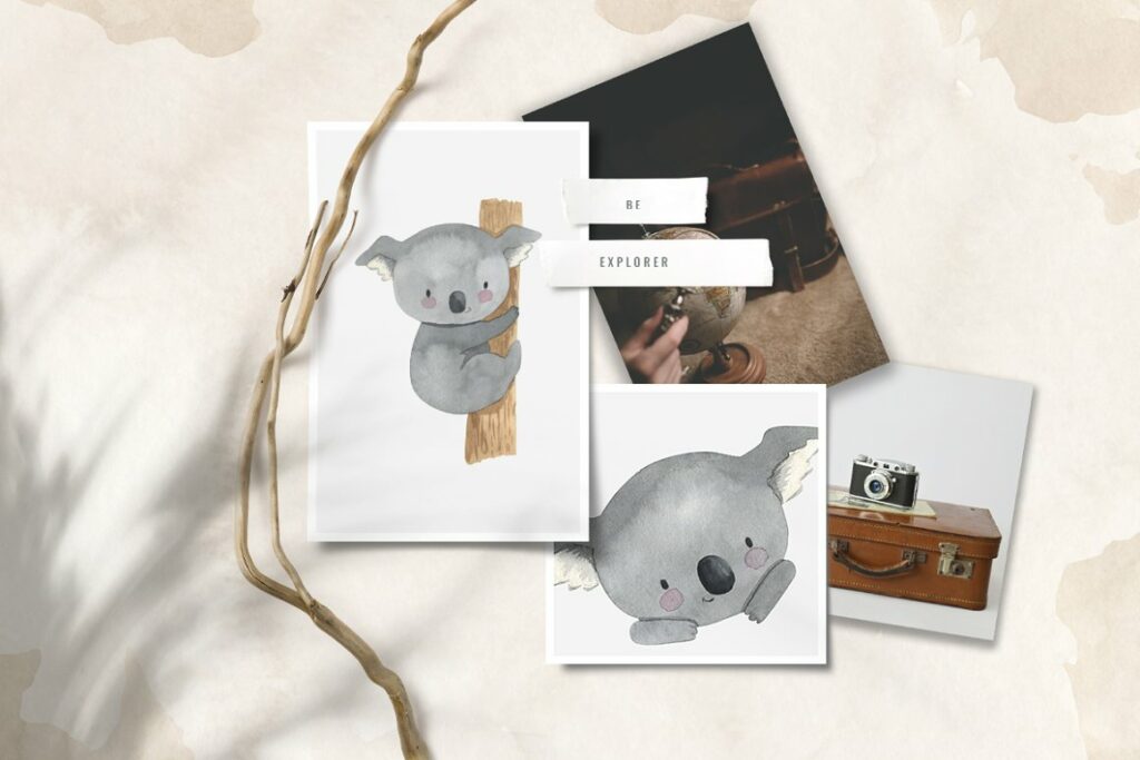 Australian Animals Watercolor Set – MasterBundles