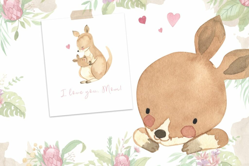 Australian Animals Watercolor Set – MasterBundles