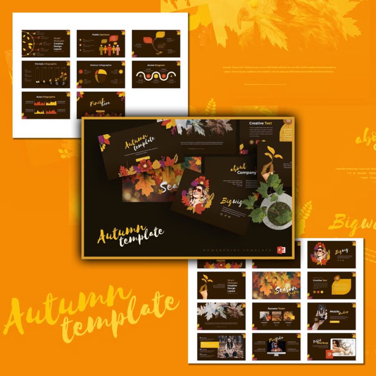 Autumn - Powerpoint Template – MasterBundles