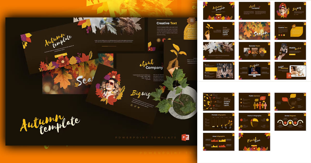 Autumn - Powerpoint Template – MasterBundles
