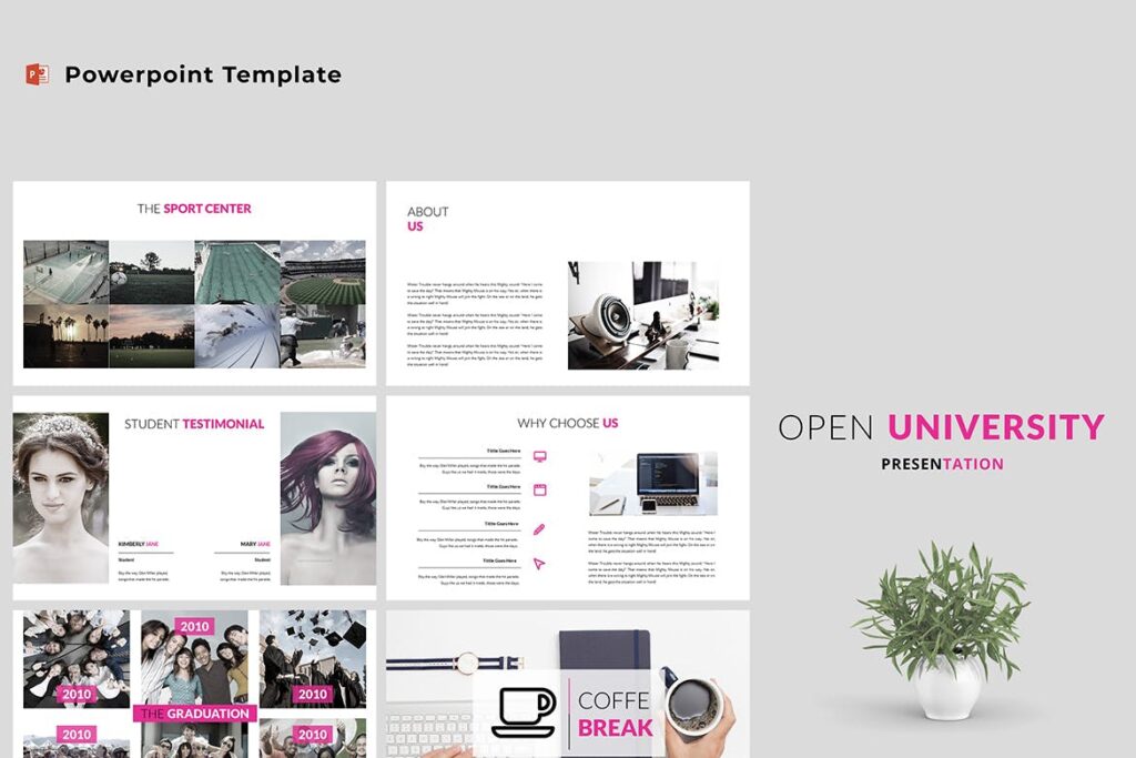 Open University Powerpoint Template – MasterBundles