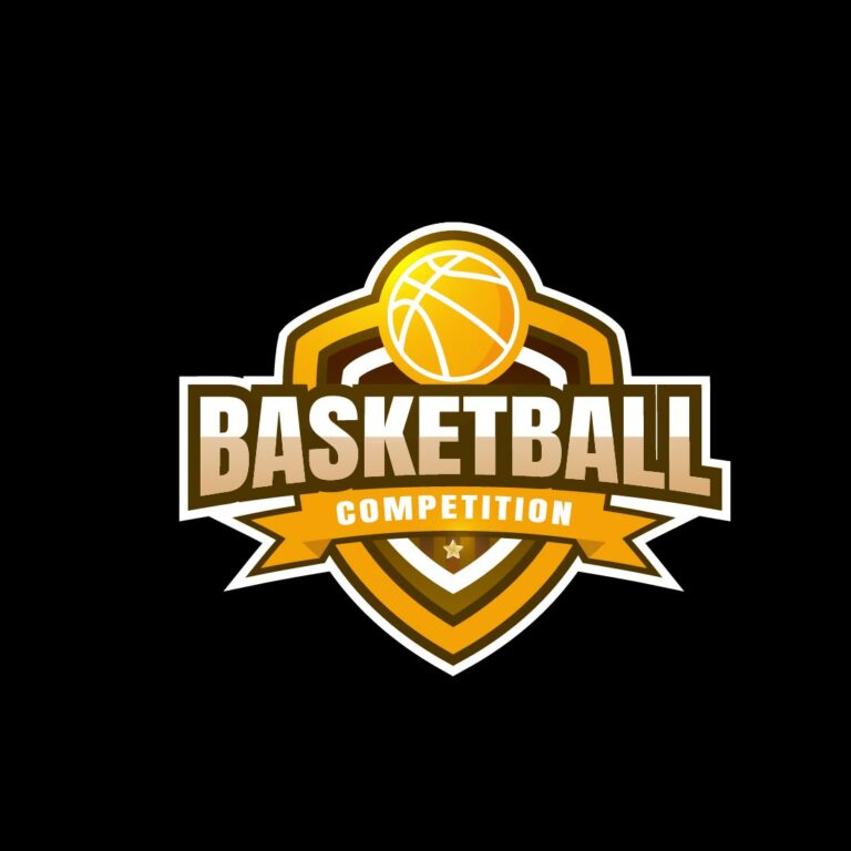 Logo emblem of basketball competition - MasterBundles