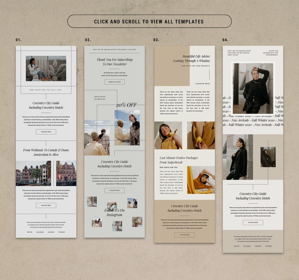Bella - Canva Newsletter Templates – MasterBundles