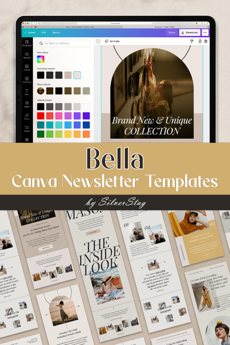 Bella - Canva Newsletter Templates – MasterBundles