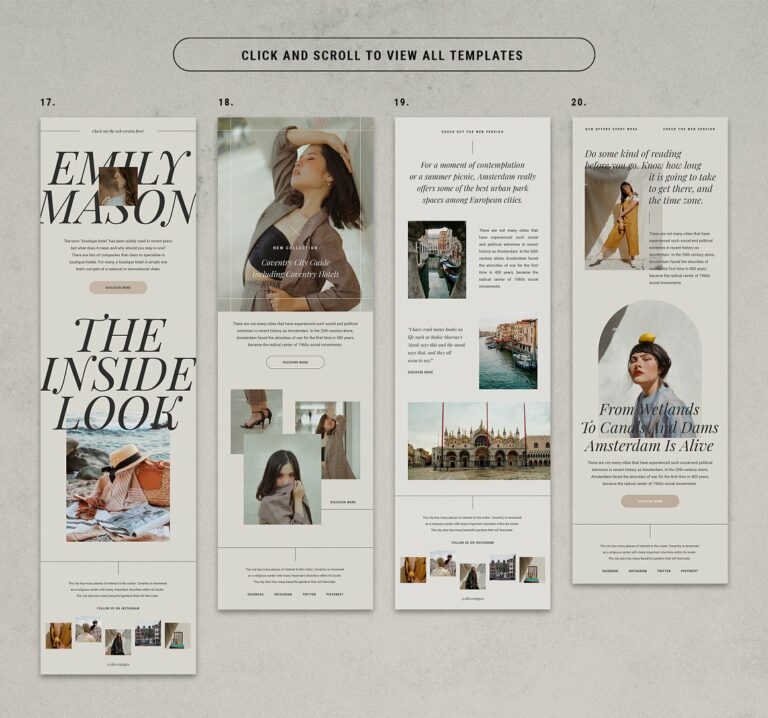 Bella - Chic Newsletter Templates – MasterBundles