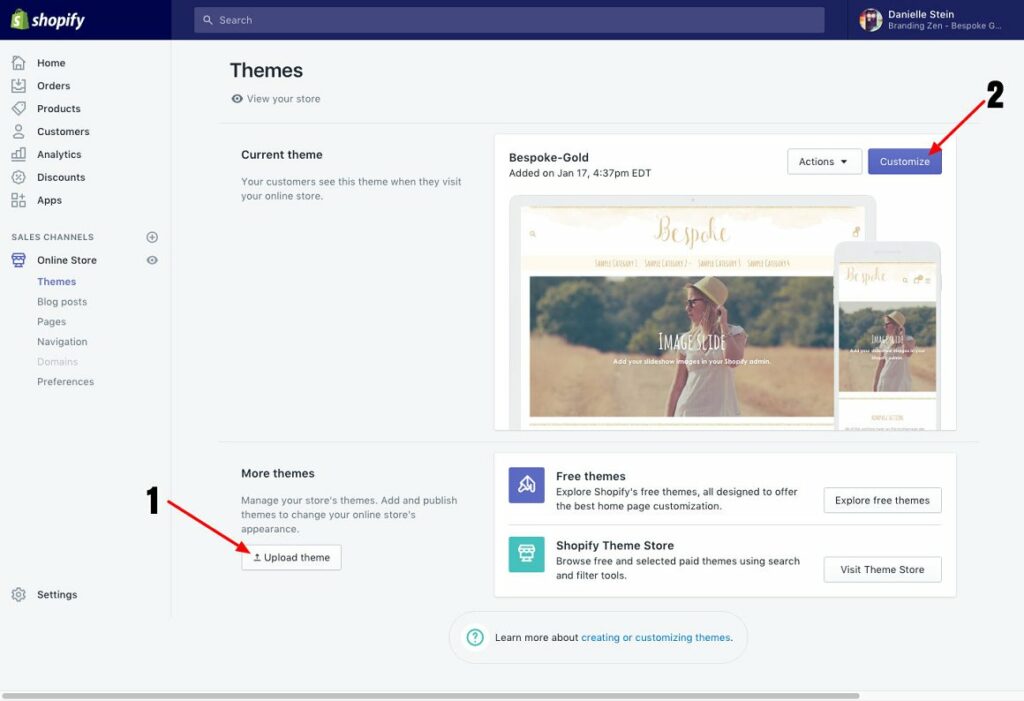 Bespoke Gold Feminine Shopify Theme – MasterBundles