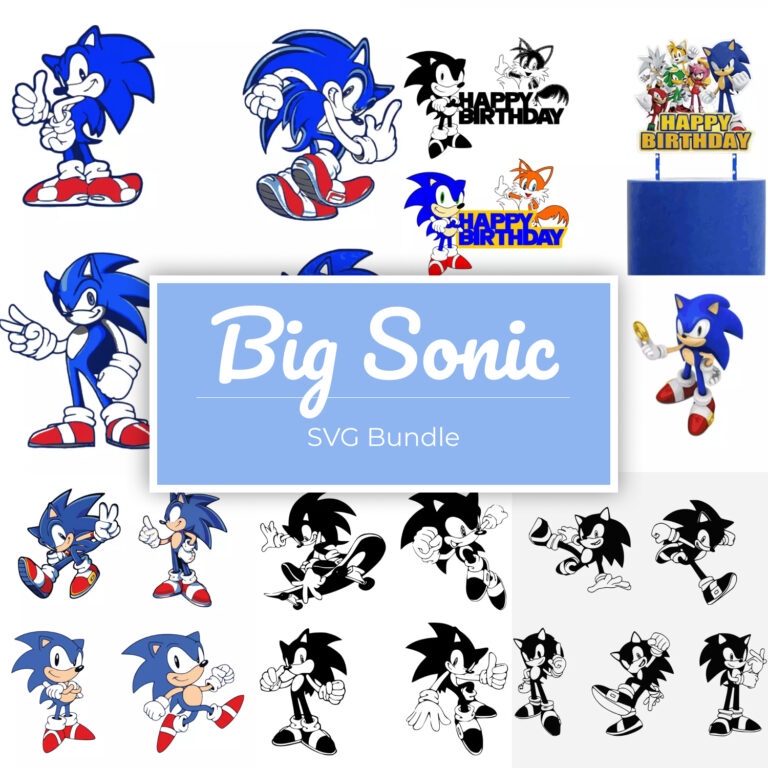 4 Sonic the Hedgehog SVG Designs – MasterBundles
