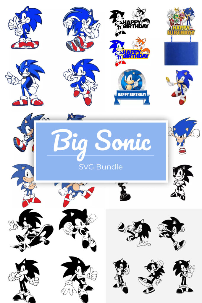 Big Sonic SVG Bundle – MasterBundles