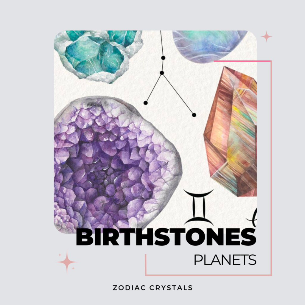 Birthstones Planets Zodiac Crystals – MasterBundles