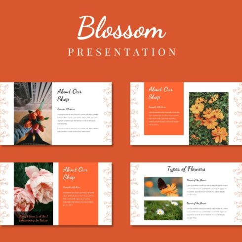 Blossom Flower - Presentation Template – MasterBundles