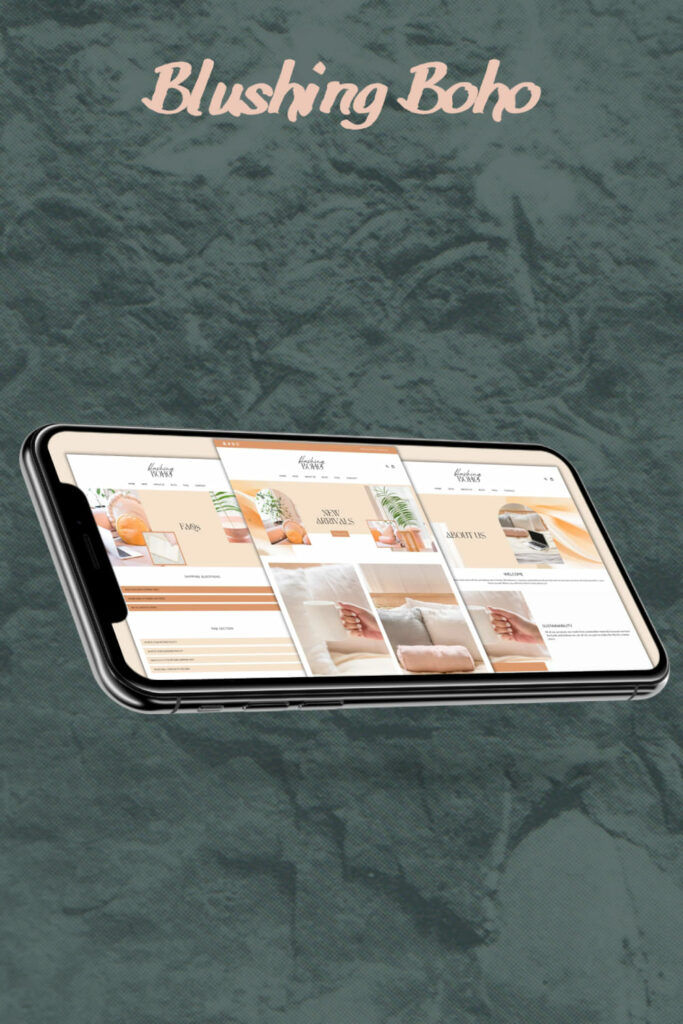 Easy Shopify Theme | Blushing Boho – MasterBundles