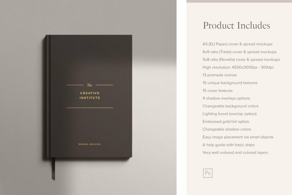 Book/Notebook Mockup Kit – MasterBundles