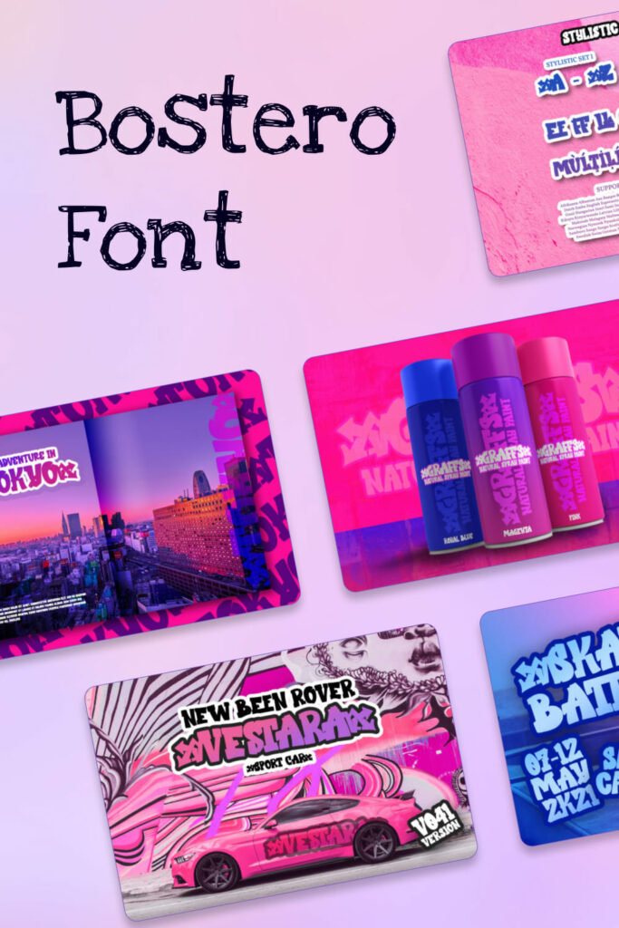 Bostero Font – MasterBundles