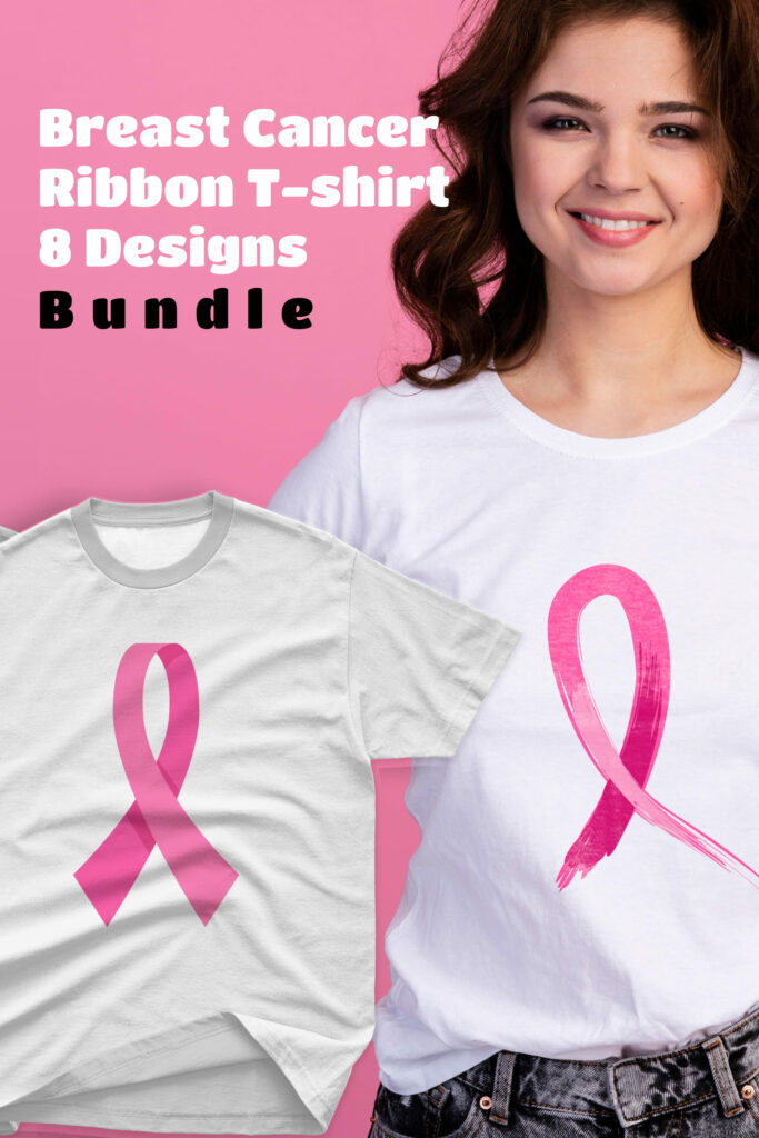 Breast Cancer Ribbon SVG T-shirt Designs Bundle – MasterBundles