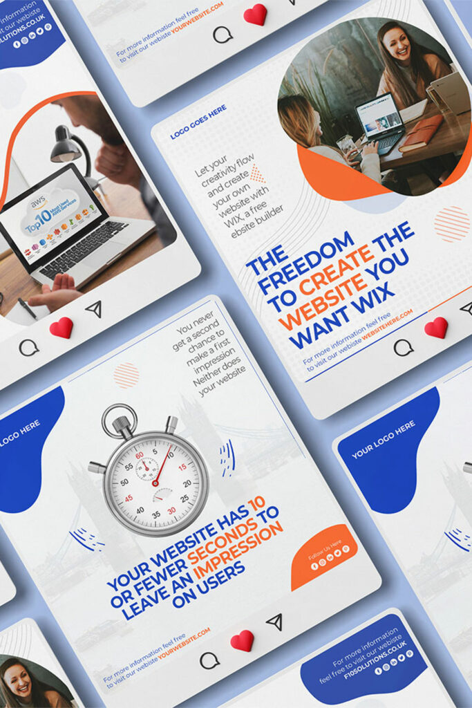 Bundle of 3 Social Media Post Template in just $6 - MasterBundles