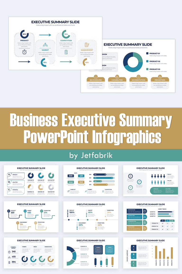 Business Executive Summary PowerPoint Infographics – MasterBundles