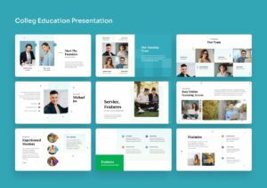 Colleg – Education PowerPoint Presentation Template | MasterBundles