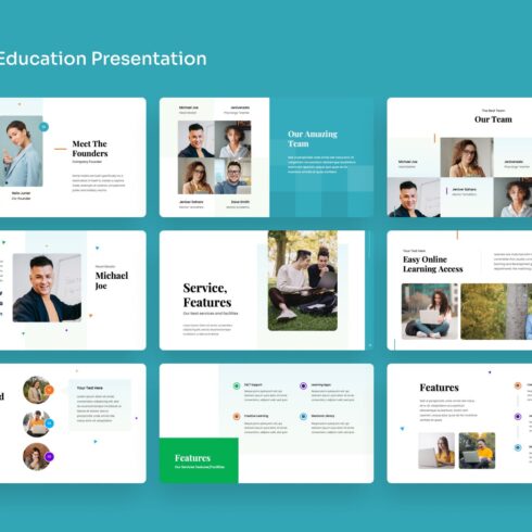 Colleg – Education PowerPoint Presentation Template | MasterBundles