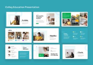 Colleg – Education PowerPoint Presentation Template | MasterBundles