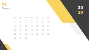 Calendar Powerpoint Template – MasterBundles