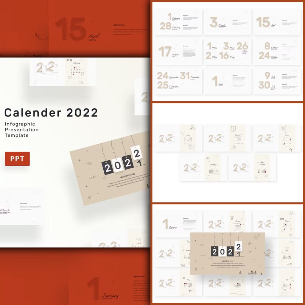 Calendar - Powerpoint Template – MasterBundles