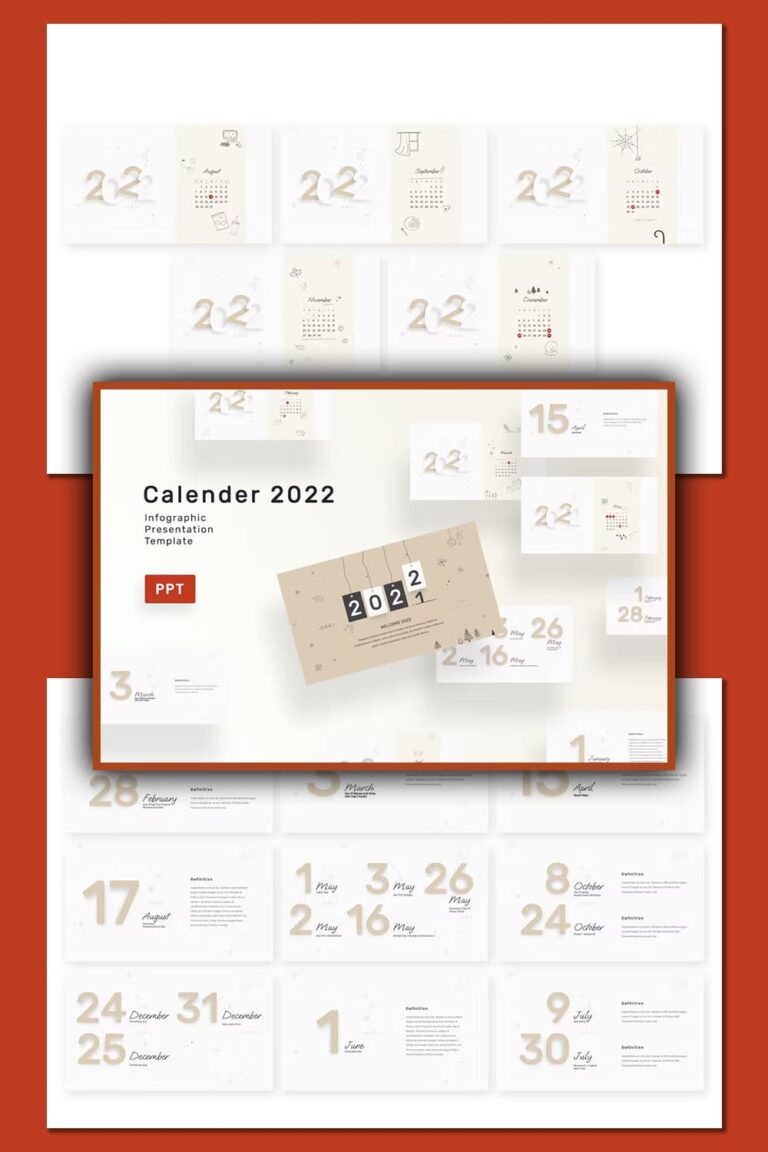Calendar - Powerpoint Template – MasterBundles