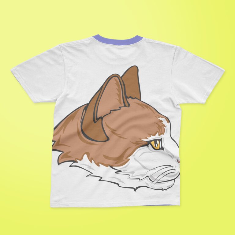 Cat Face T-shirt Designs Bundle – MasterBundles