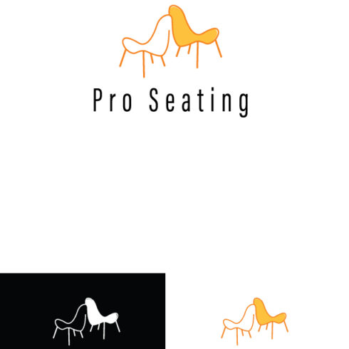Chair logo- Pro seating | MasterBundles