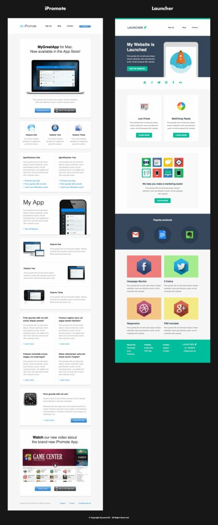 14 Email Templates Pack – MasterBundles