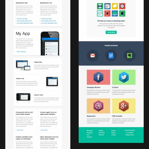 14 Email Templates Pack – MasterBundles