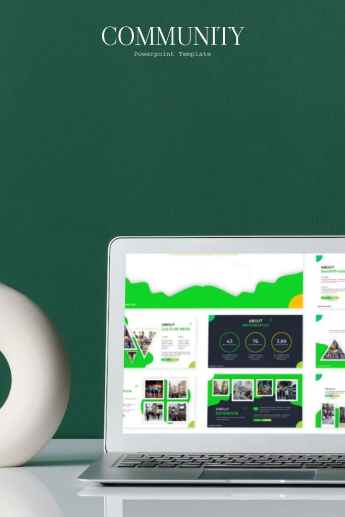 Comunity PowerPoint Template – MasterBundles