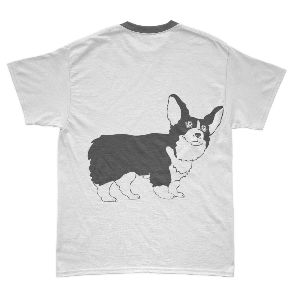 Corgi Outline T-shirt Designs Bundle – MasterBundles