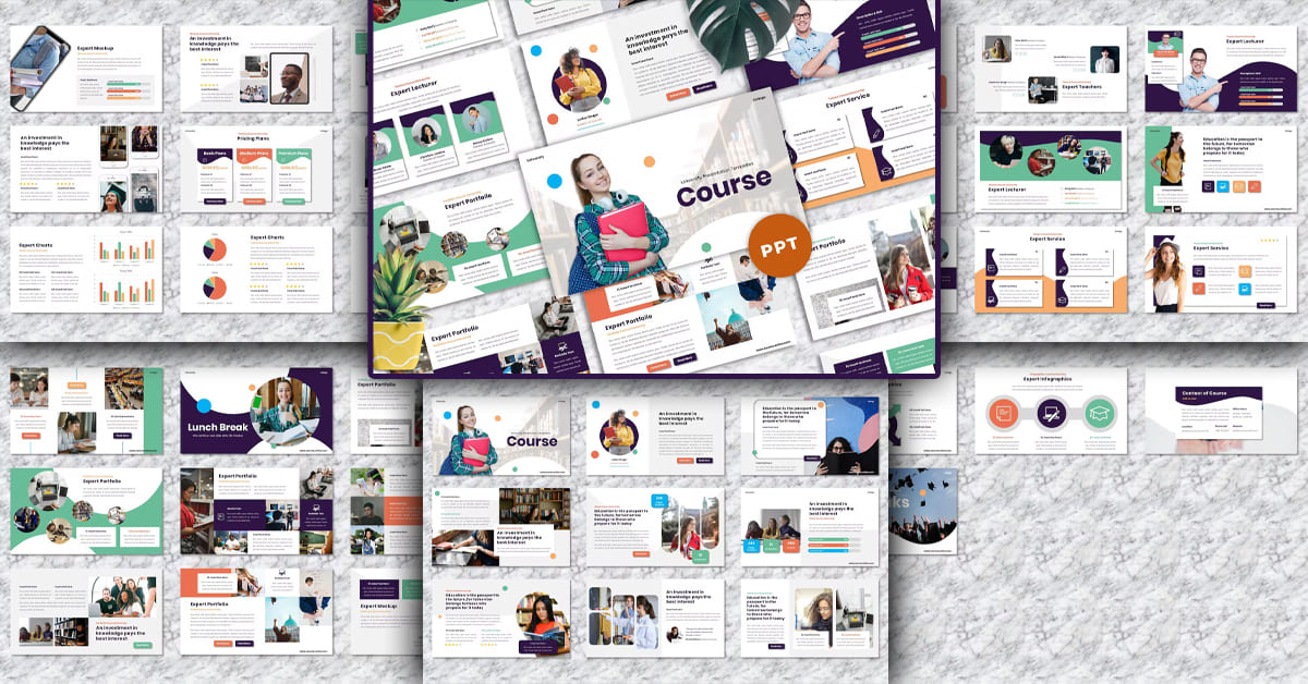 Course - University Powerpoint Templates – MasterBundles
