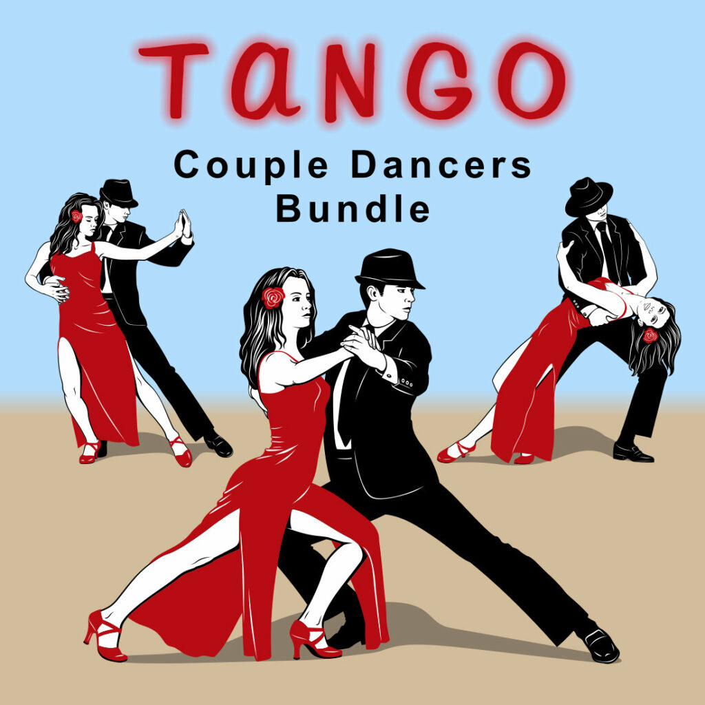 Tango Dancers Designs - MasterBundles