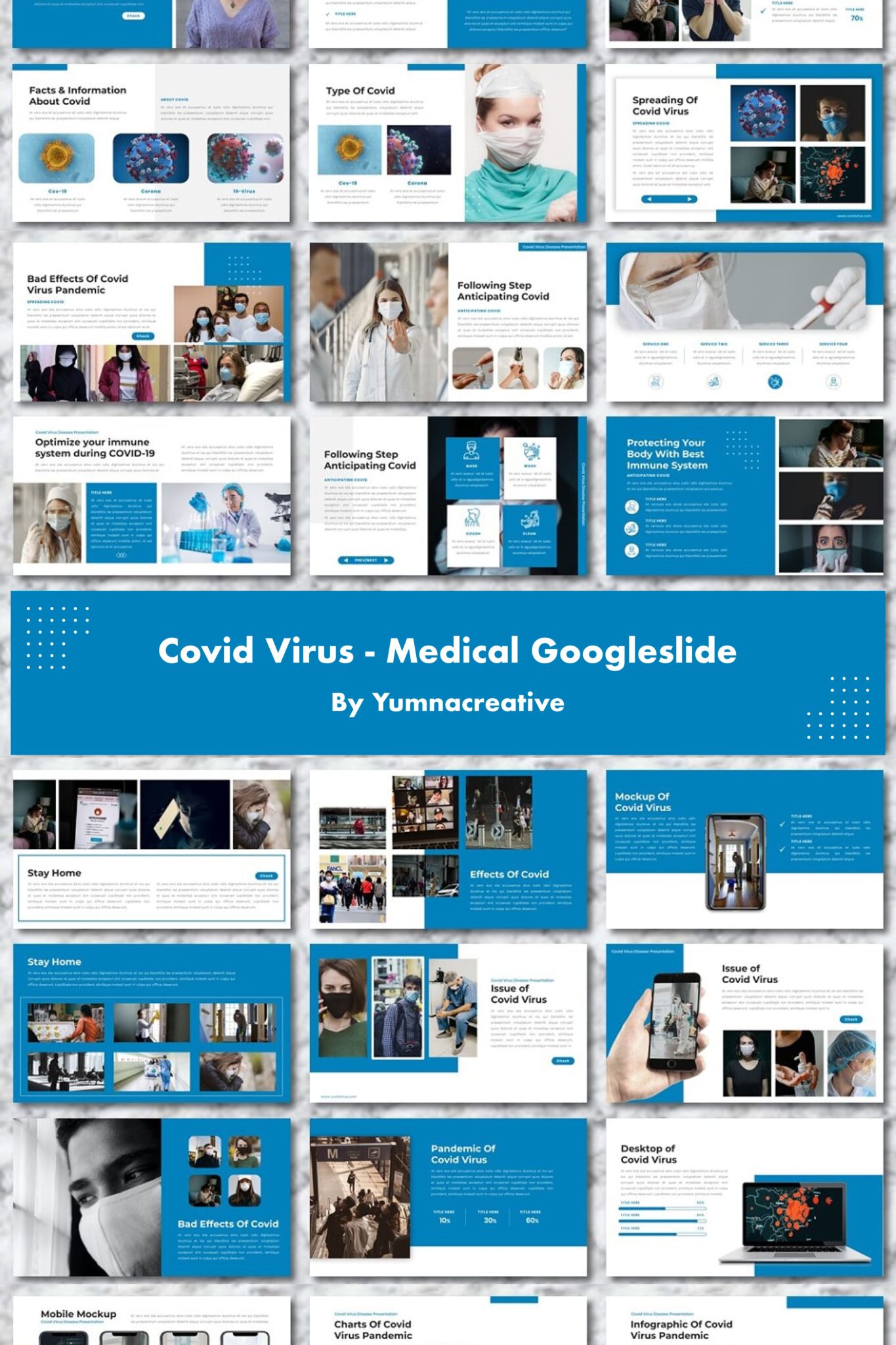 Covid Virus - Medical Google Slide – MasterBundles