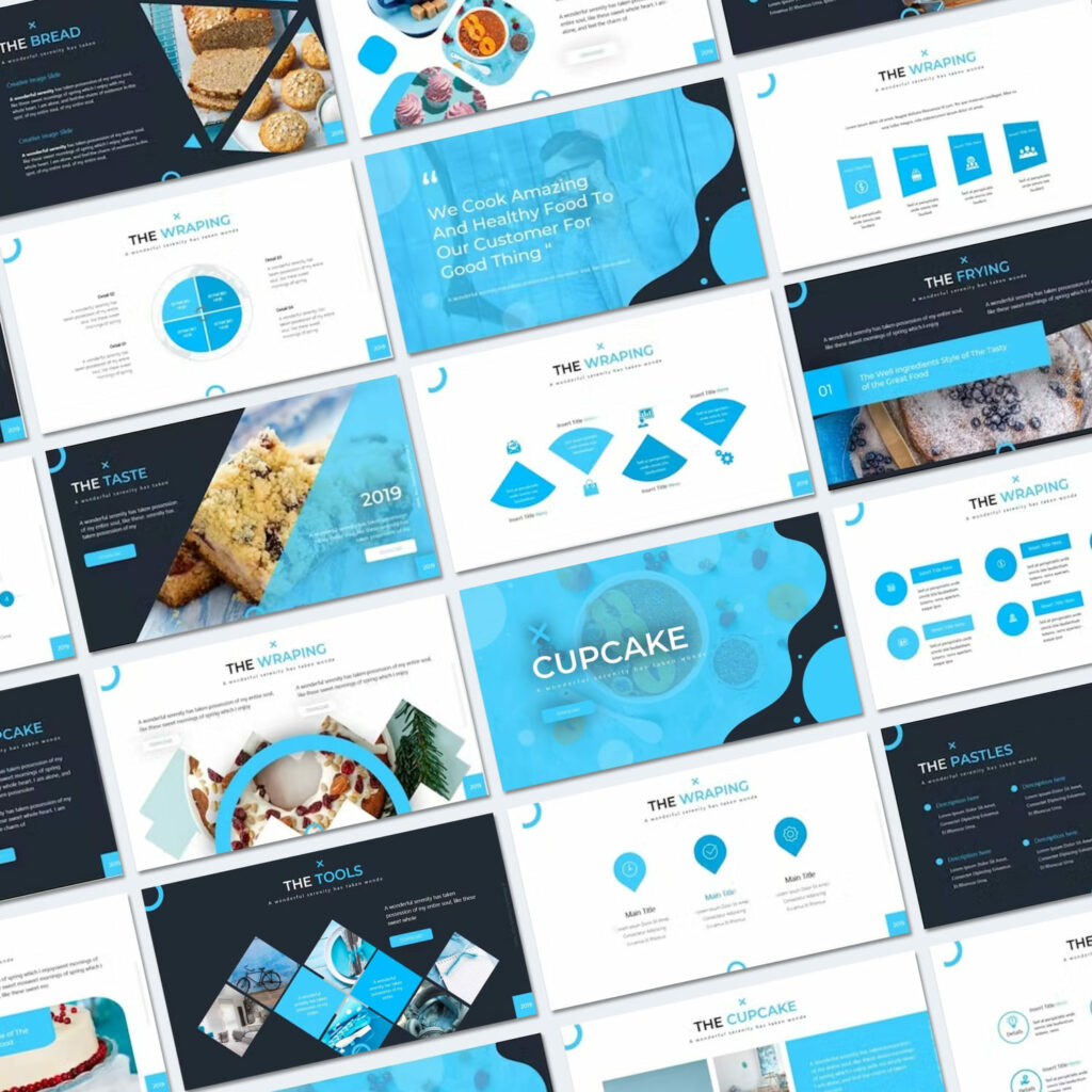 Cupcake | Google Slides Template – MasterBundles