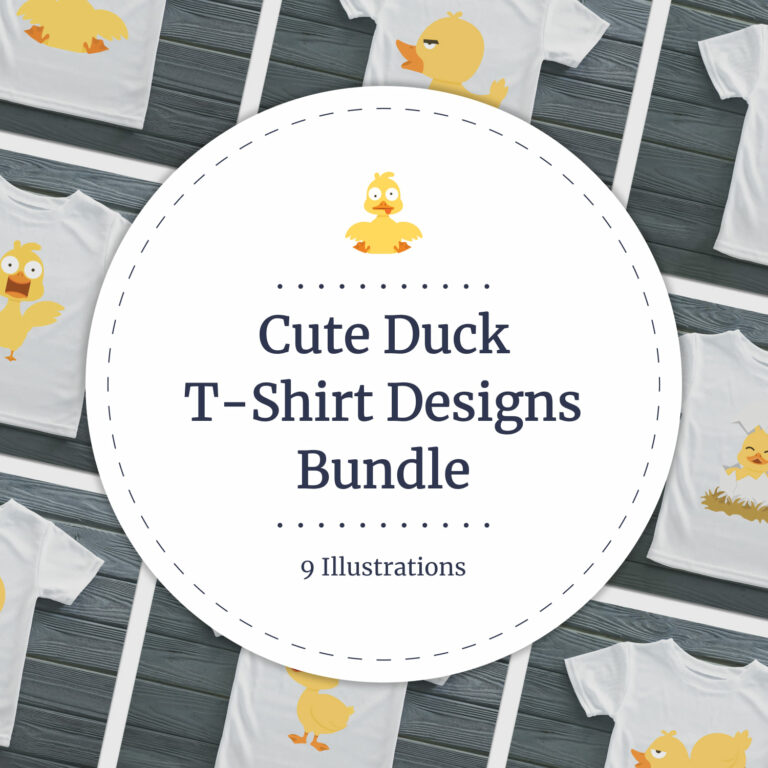 Cute Duck SVG T-Shirt Designs – MasterBundles