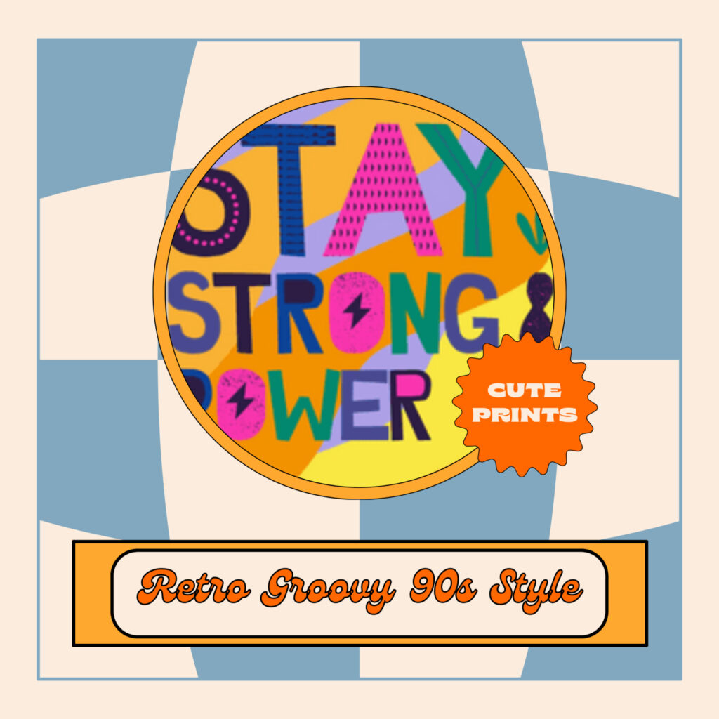 12 Cute Retro Groovy Prints – MasterBundles