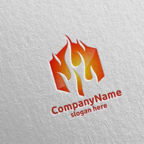 3D Fire Flame Element Logo Design 9 | MasterBundles