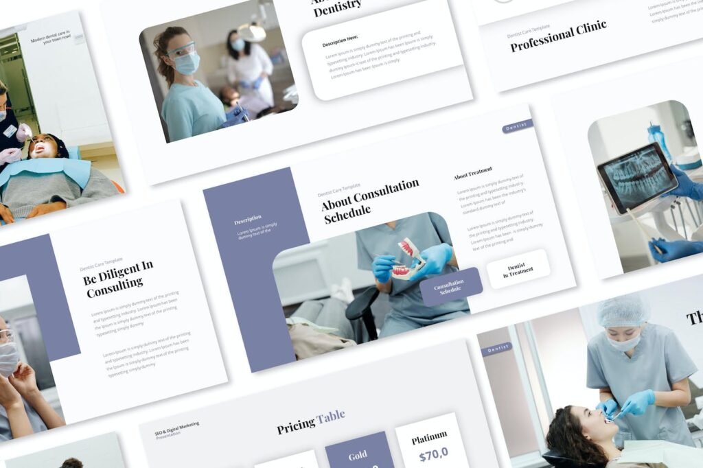 Dental Care Powerpoint Presentation Template – MasterBundles