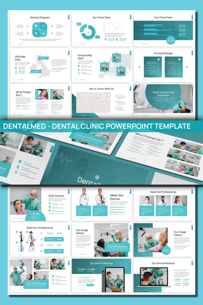 Dentalmed - Dental Clinic Powerpoint Template – MasterBundles