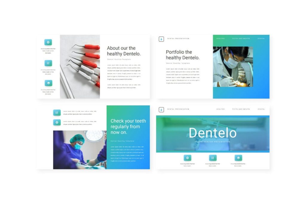 Dentelo - Dental Powerpoint Presentation Template – MasterBundles