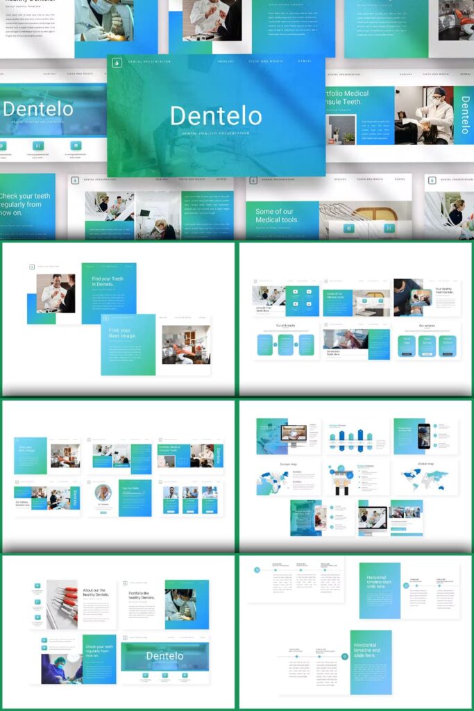 Dentelo - Dental Powerpoint Presentation Template – MasterBundles