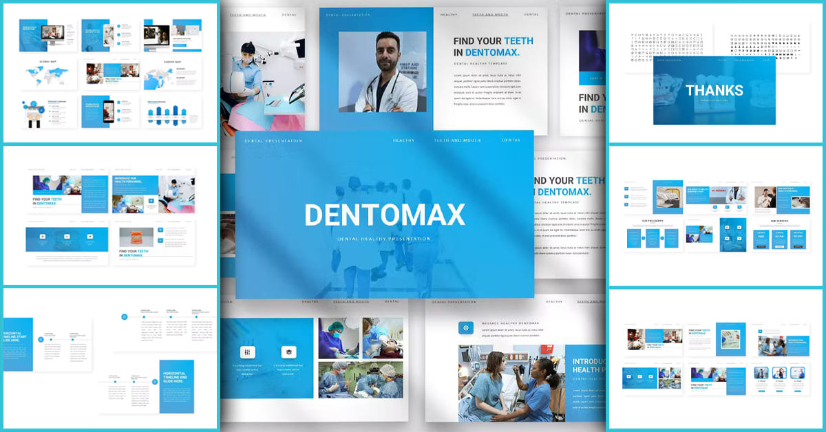 Dentomax - Dental Powerpoint Presentation Template – MasterBundles