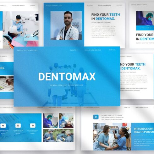 Dentomax - Dental Powerpoint Presentation Template | MasterBundles