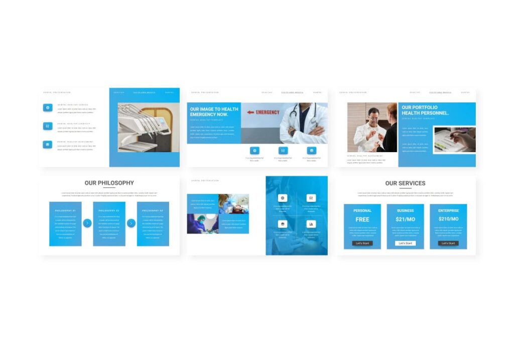 Dentomax - Dental Powerpoint Presentation Template – MasterBundles